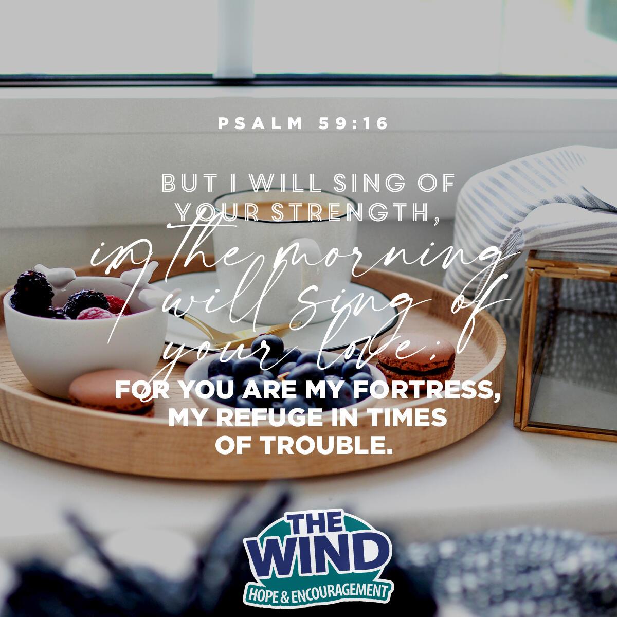 Verse Of The Day Psalm 59 16 The Wind